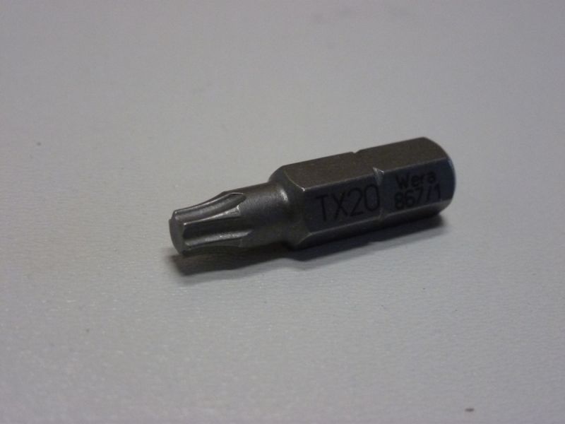 Bitje torx T20 1/4" 25 mm | GEBIT TORX20
